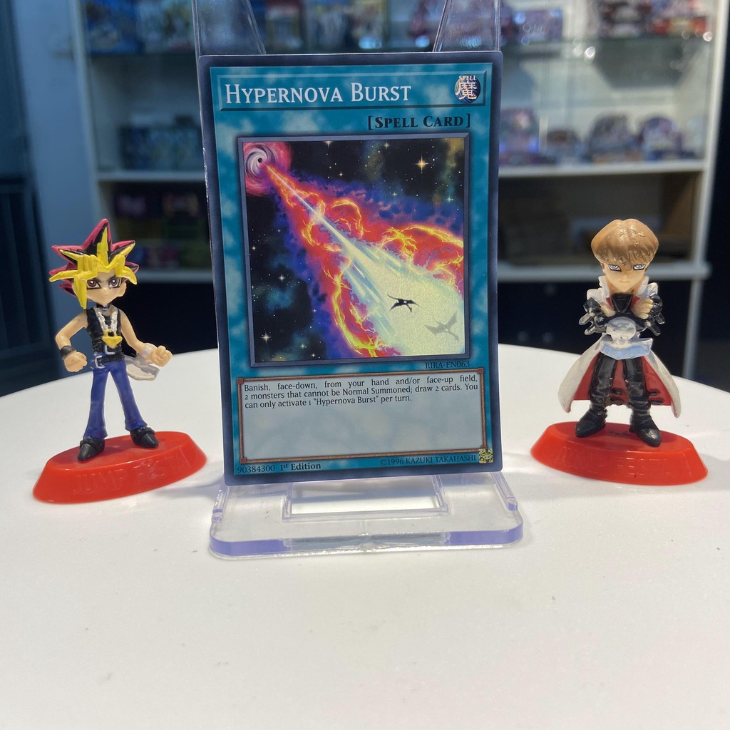 [ Bài Yugioh Chính Hãng ] Hypernova Burst - RIRA-EN063 - Super Rare 1st Edition | Shopee Việt Nam