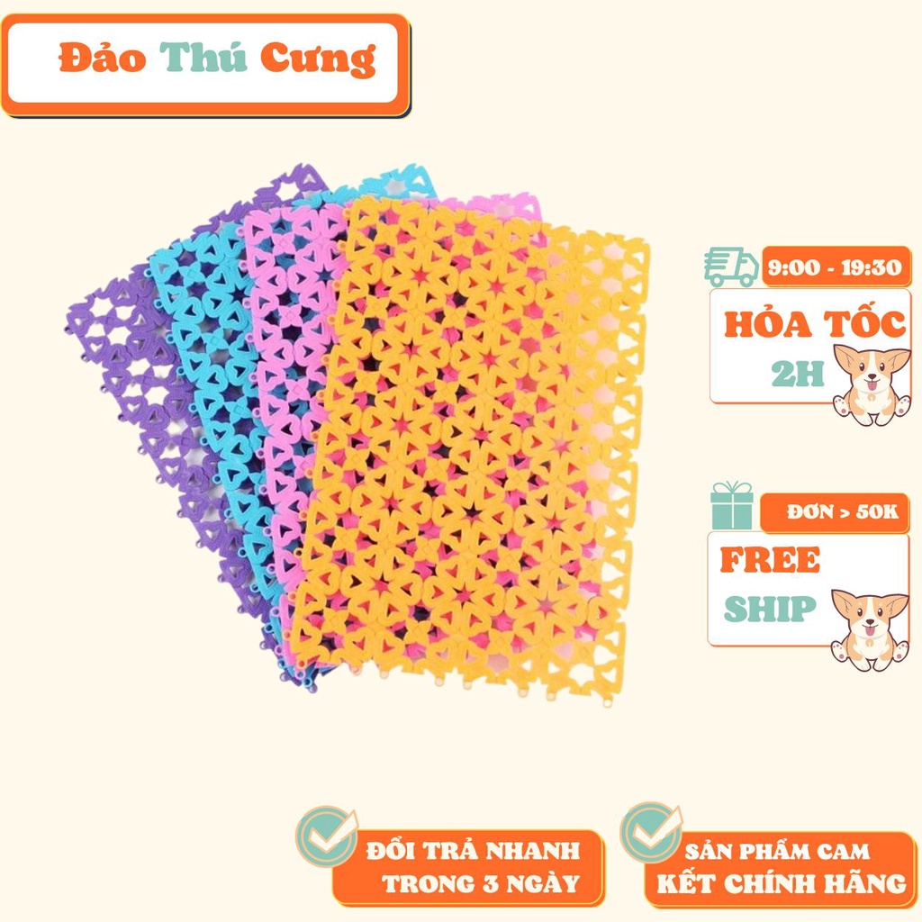 Tấm Nhựa Lót Sàn & Chuồng Chống Lọt Chân Cho Chó Mèo | Shopee Việt Nam