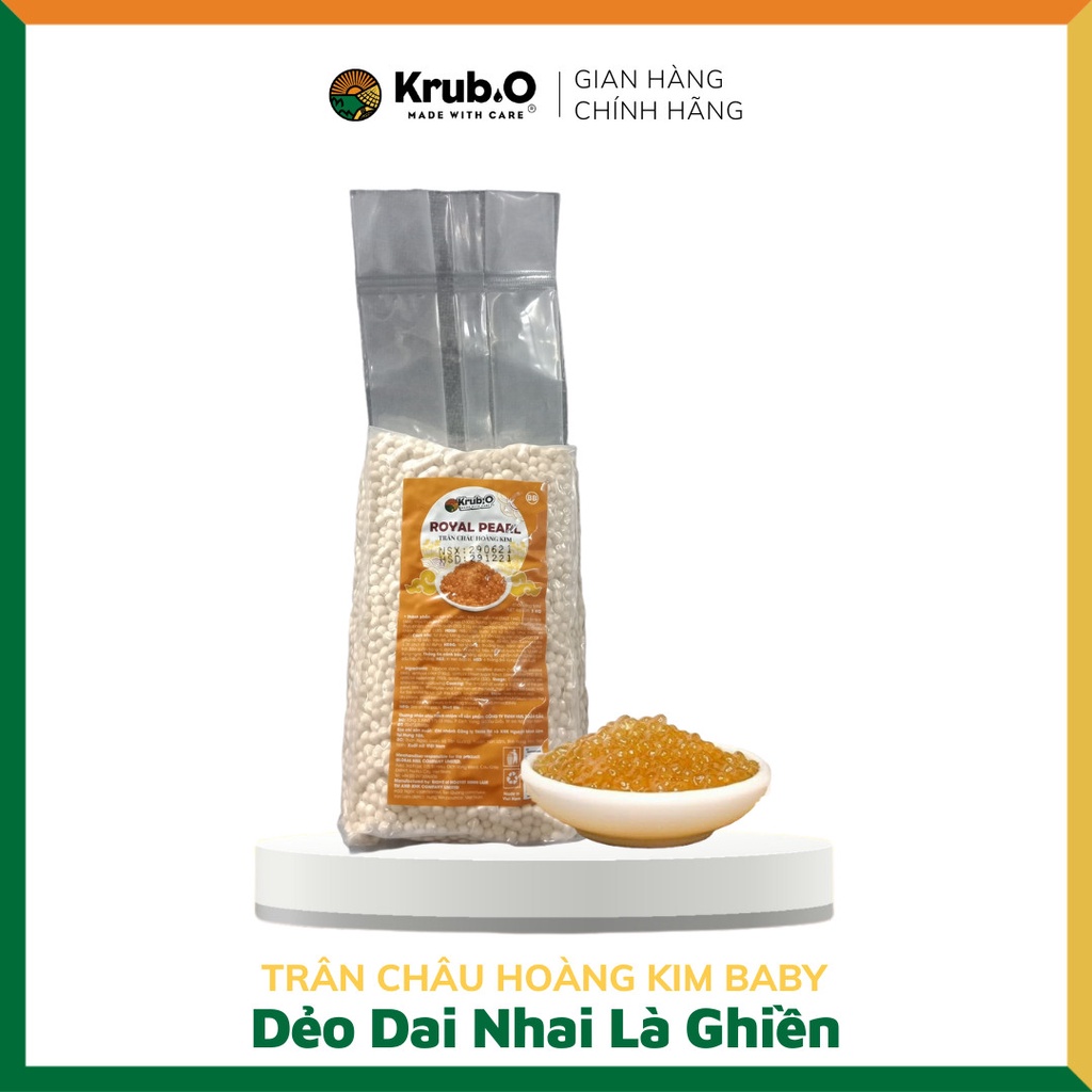 Trân Châu Hoàng Kim BABY (trân châu mini) gói 1kg - Topping trà sữa ...