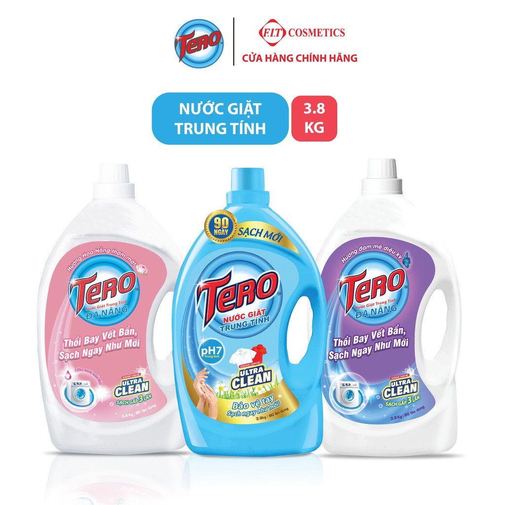Nước giặt trung tính, đa năng Tero 3.8kg | Shopee Việt Nam