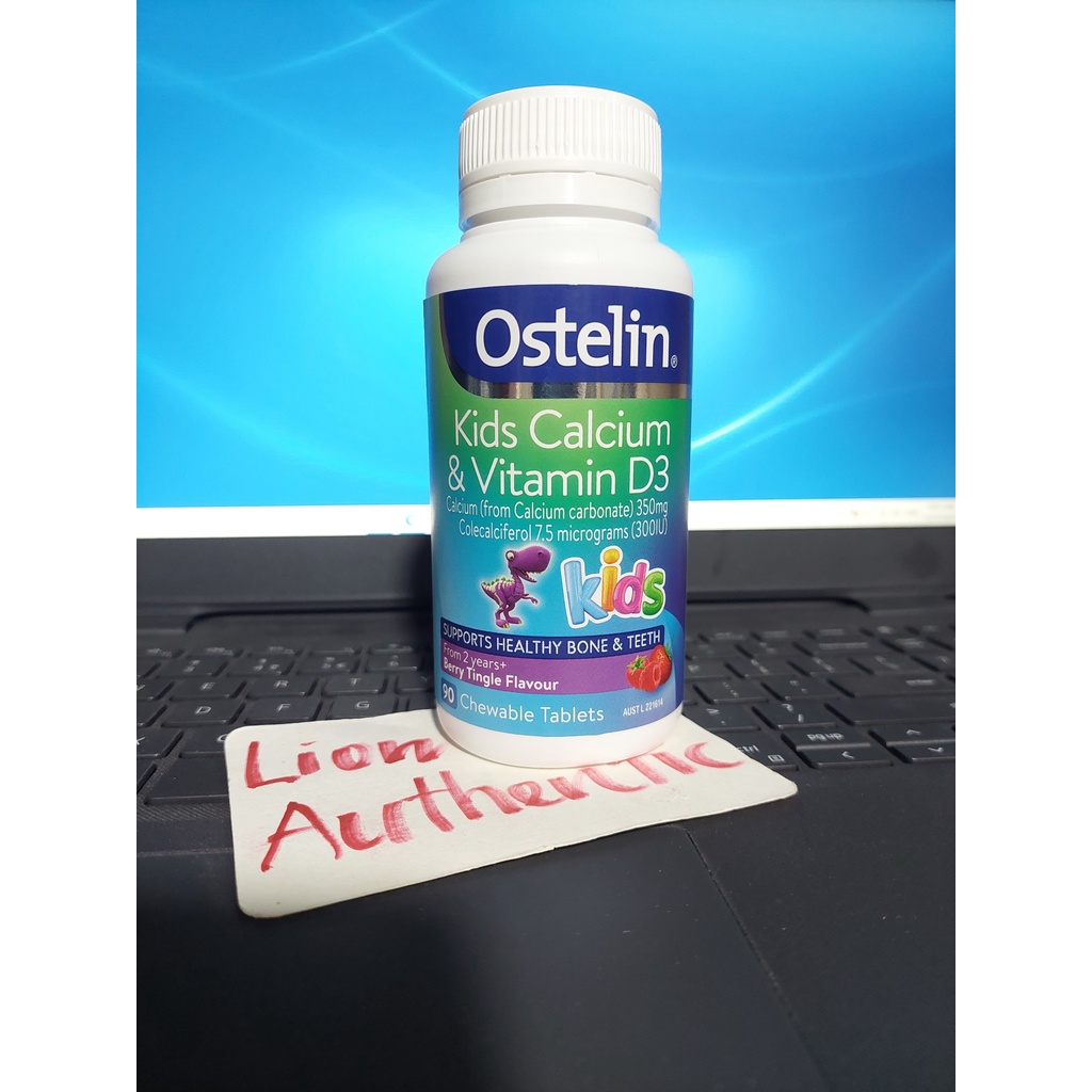 Canxi và Vitamin D3 Ostelin Úc [CHÍNH HÃNG] hộp 90 viên khủng long cho bé từ 2 tuổi | Shopee ...