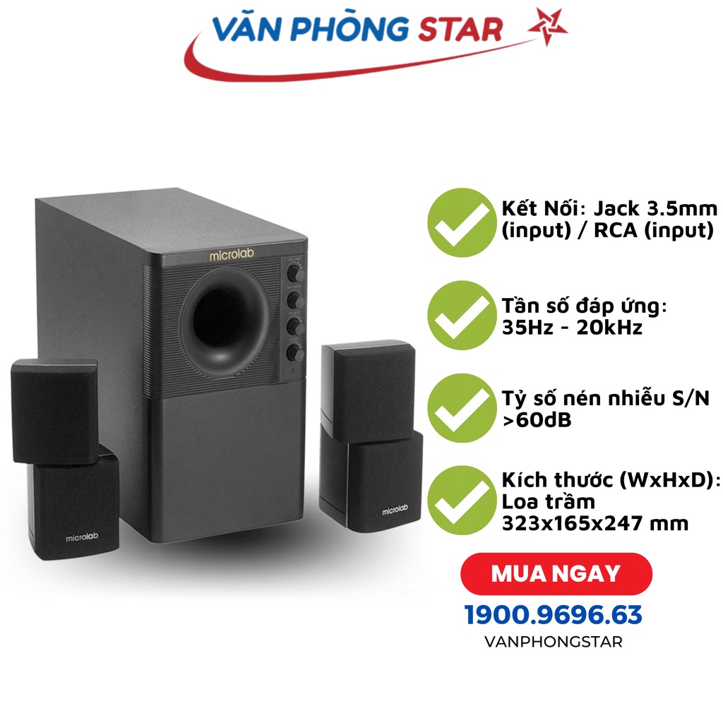 Loa Microlab X2 - 2.1 chính hãng | Shopee Việt Nam