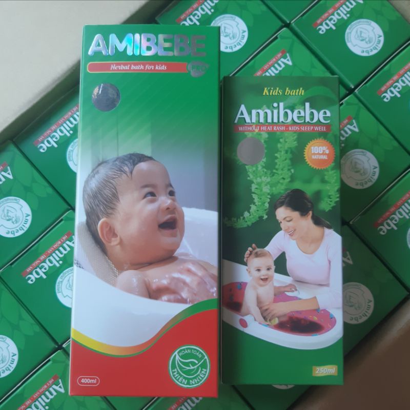 [Chính hãng] Nước tắm thảo dược Amibebe 250ml và 400ml | Shopee Việt Nam