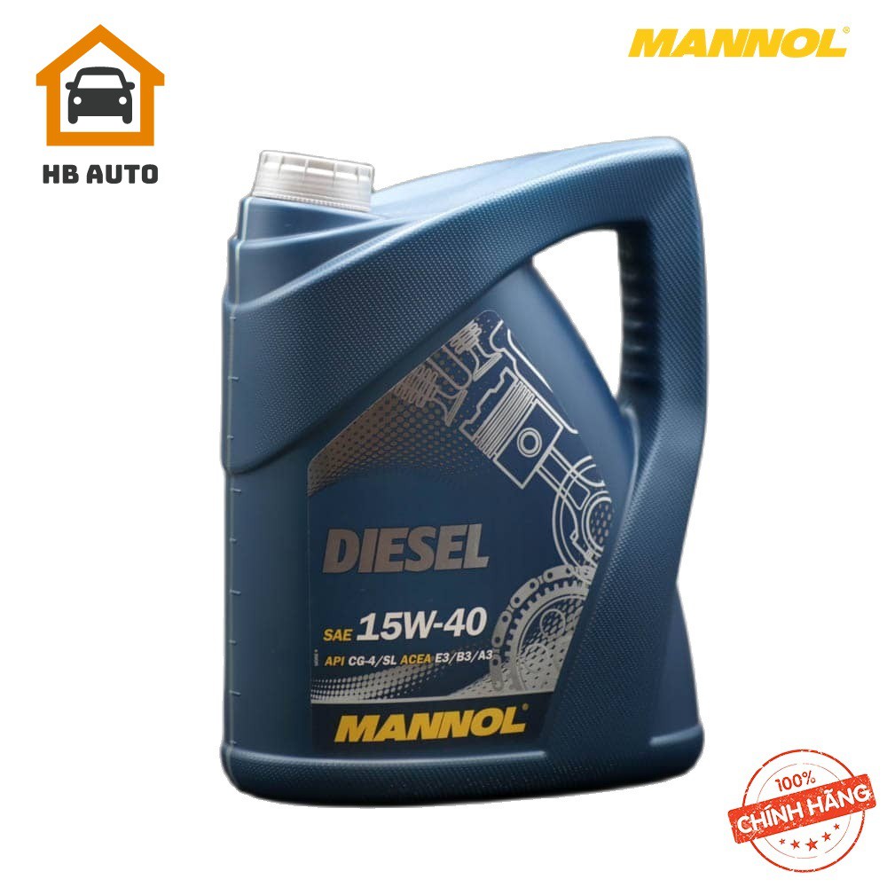 [Cao Cấp] Nhớt MANNOL 7402 Diesel 15W-40 CH-4CF-4/SL - 5L Hàng Đức Chính Hãng – HB AUTO | Shopee ...