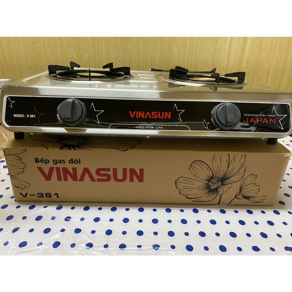 Bếp gas đôi inox Vinasun - V361 | Shopee Việt Nam
