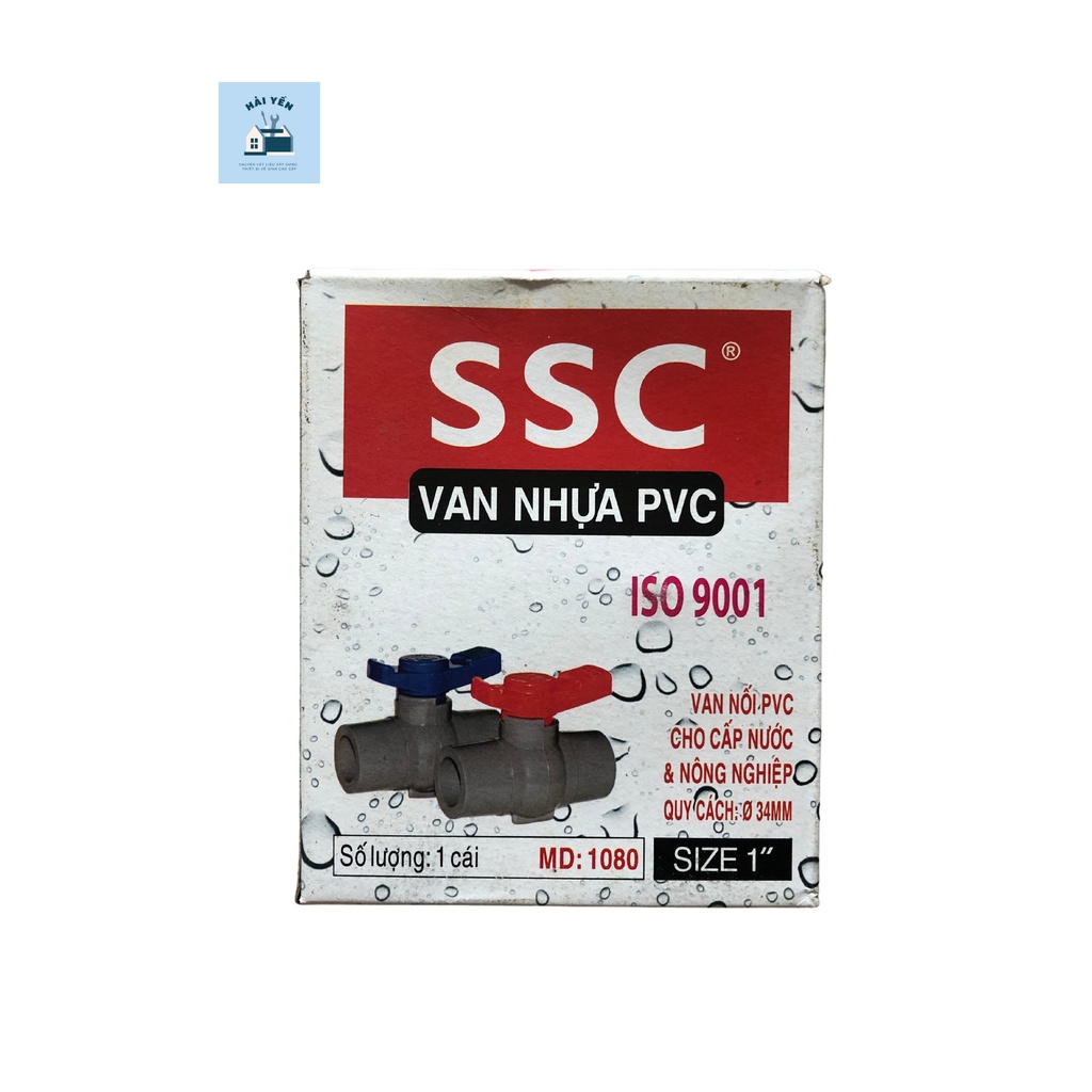 Van Nhựa SSC - Phi 21,27,34,42,48 - Van PVC Khoá Nước Chính Hãng ...