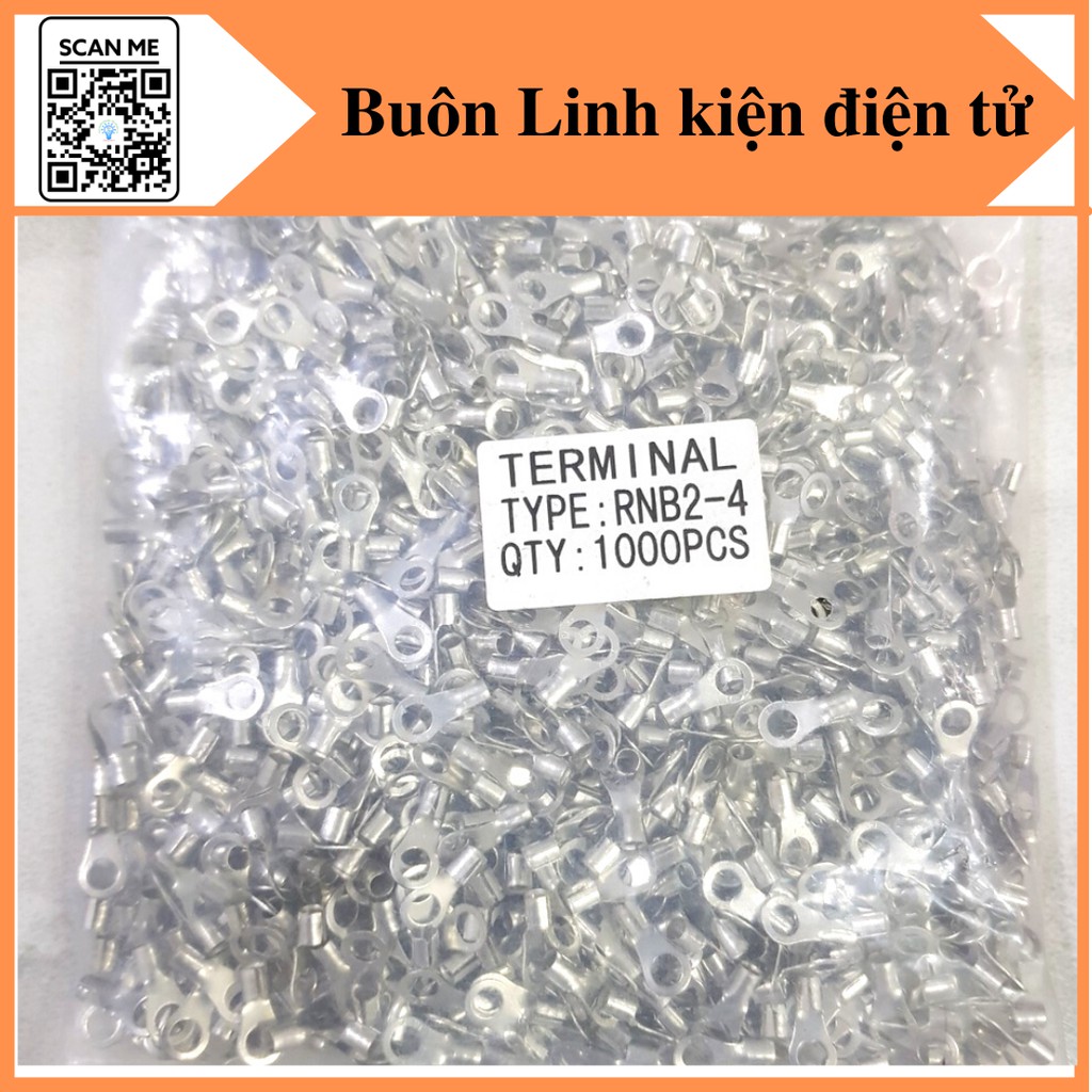 1000 Đầu cos tròn trần 2-4, cos tròn RNB2-4, cos nối dây điện | Shopee Việt Nam