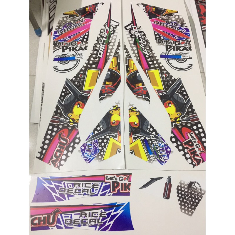 Tem Pikachu pokemon cho Sirius trắng | Shopee Việt Nam