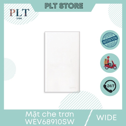 Mặt kín đơn, mặt che trơn Panasonic WEV68910SW Dòng Wide Series ...