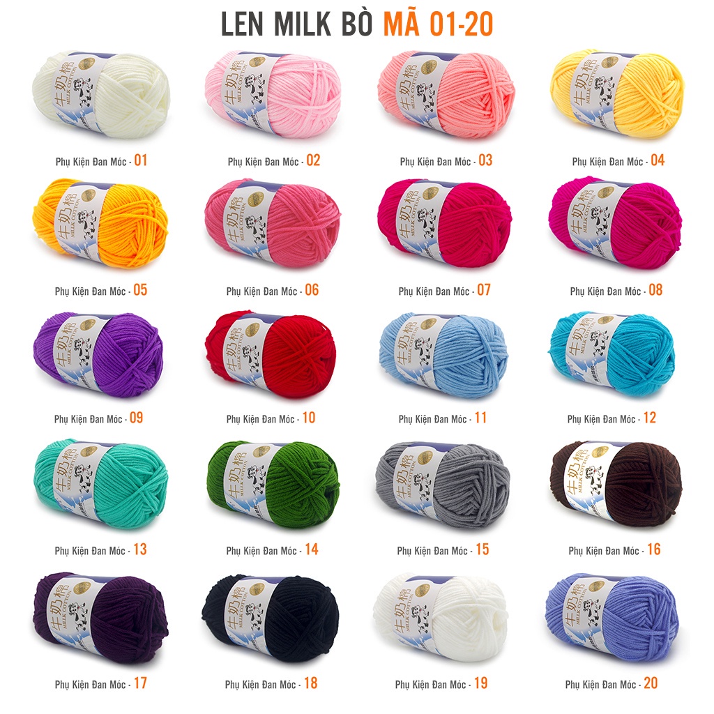 Len Milk Bò 50gr (mã 01-20) | Shopee Việt Nam