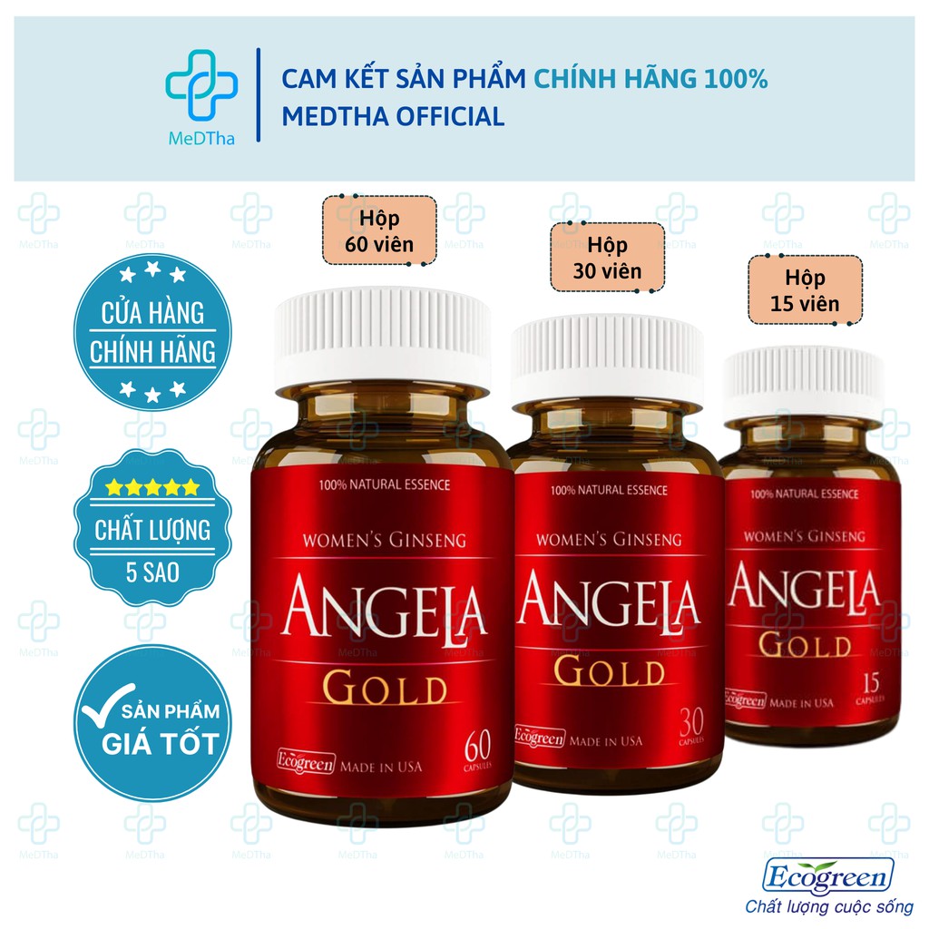 Sâm ANGELA GOLD (Women's Ginseng) - Bổ Sung Nội Tiết Tố Nữ, Làm Đẹp Da ...