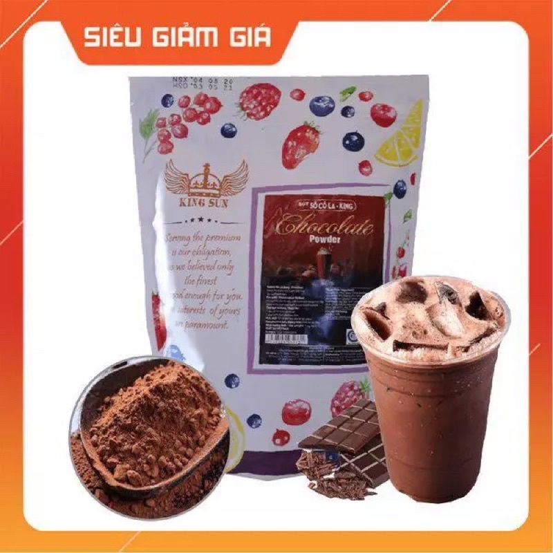 [Chính hãng] Bột trà sữa khoai môn,socola King gói 1kgg | Shopee Việt Nam