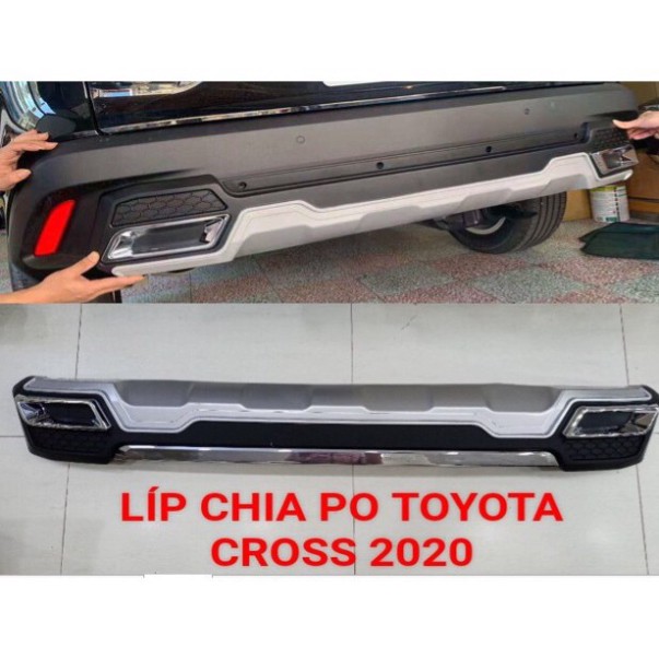 TOYOTA CROSS - LIP CHIA PO XE TOYOTA CROSS 2020 , NHỰA ABS 2 MÀU ĐEN ...