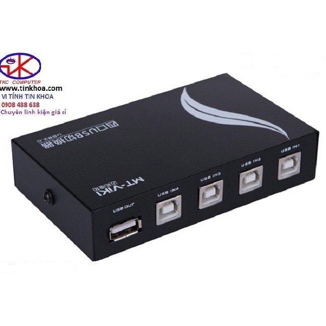 Bộ chia máy in 1 ra 4 cổng USB MT-1A4B-CF-VIKI 4 máy tính chung 1 máy in | Shopee Việt Nam