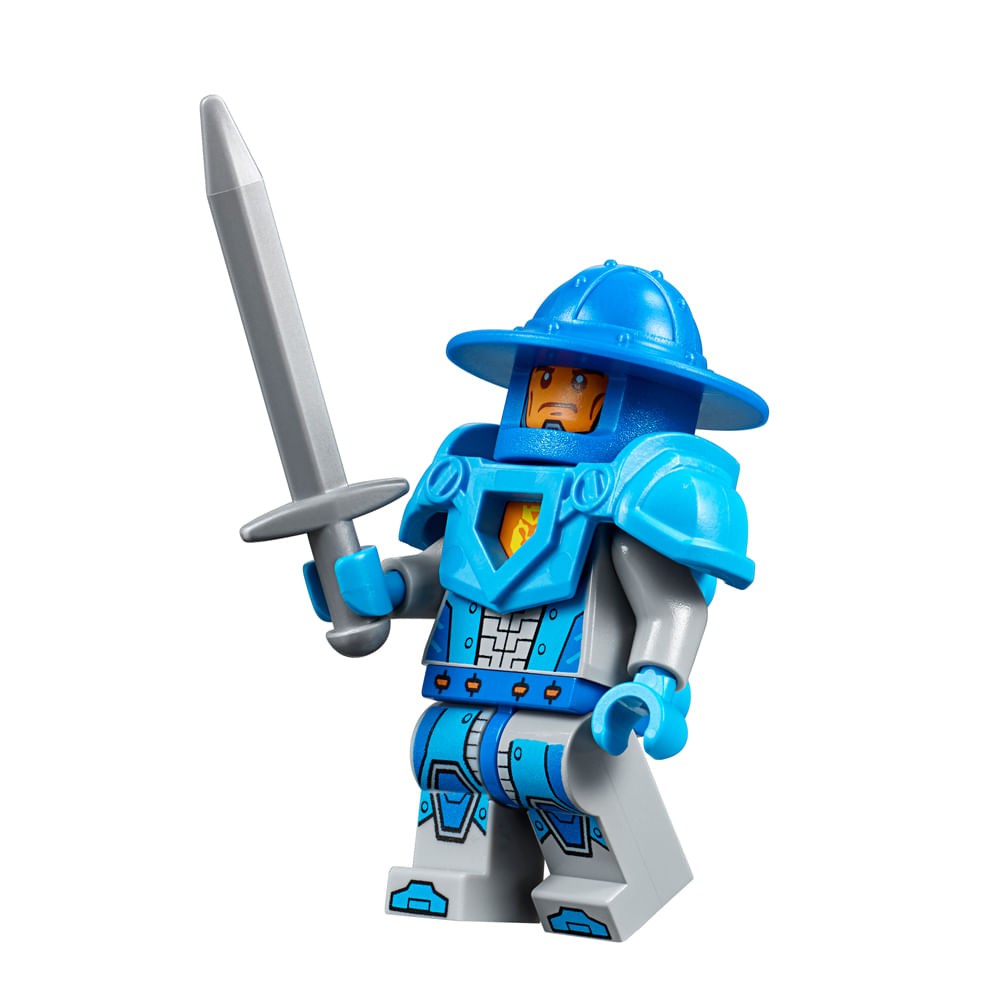 Lego quân lính Nexo có giáp bạc tay và đầu - dùng build quân (Mới + Đầy ...