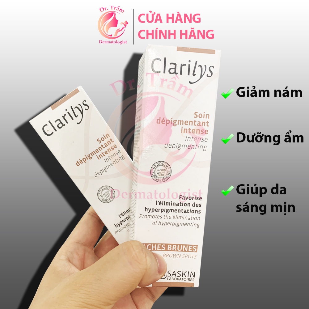 Clarilys Soin dépigmentant intense - 40ml Kem giảm nám và dưỡng ẩm ...