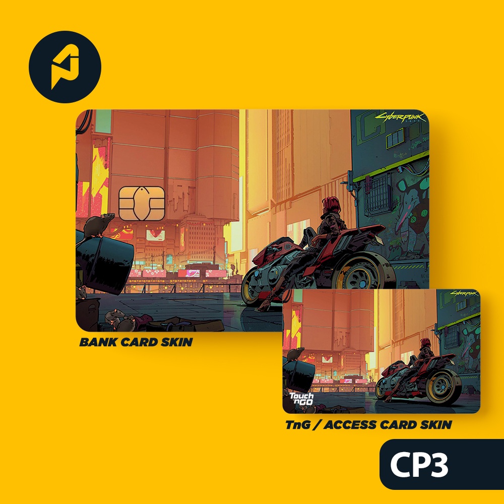 Skin Card Cyberpunk (Series 1) - Miếng Dán ATM, Thẻ Xe, Thẻ Từ, Thẻ ...