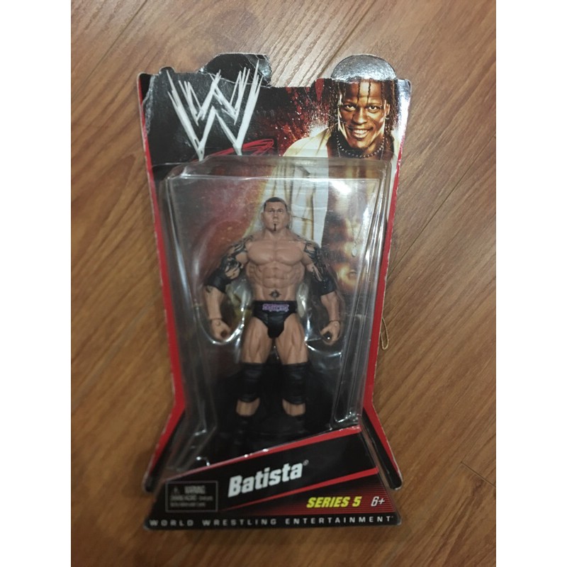 Mô hình đô vật WWE Mattel Batista Basic series 5 full box chưa mở ...