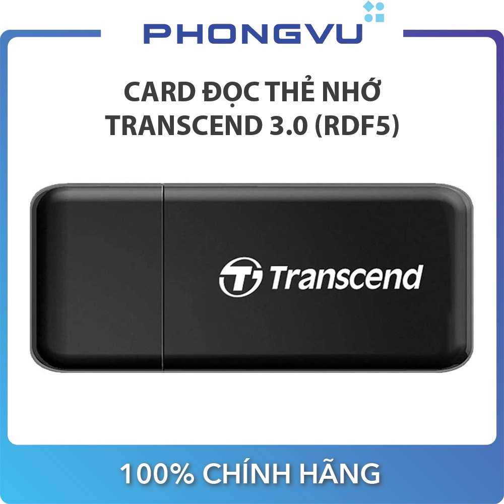 Card đọc thẻ nhớ Transcend 3.0 (RDF5) - Bảo hành 24 tháng | Shopee Việt Nam