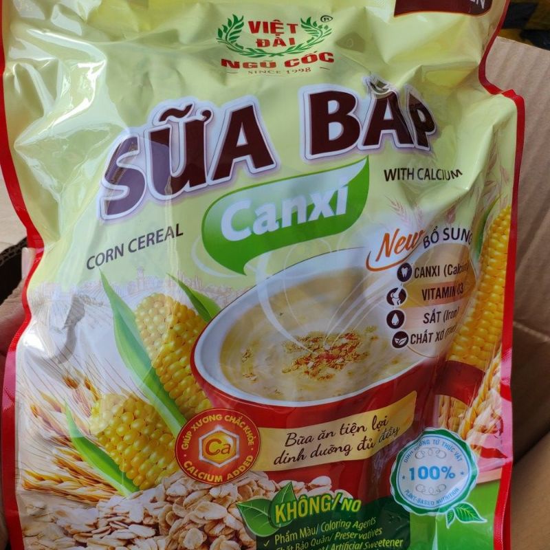 Ngũ cốc Sữa bắp canxi Việt Đài bịch 600g (20 gói x 30g) | Shopee Việt Nam