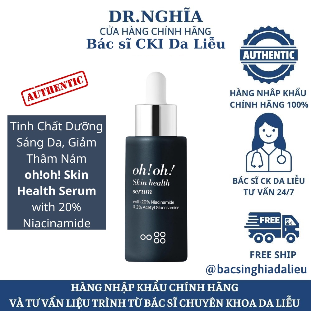 [NHẬP KHẨU CHÍNH HÃNG] Serum sáng da OH OH Niacinamide 20% SKIN HEALTH ...