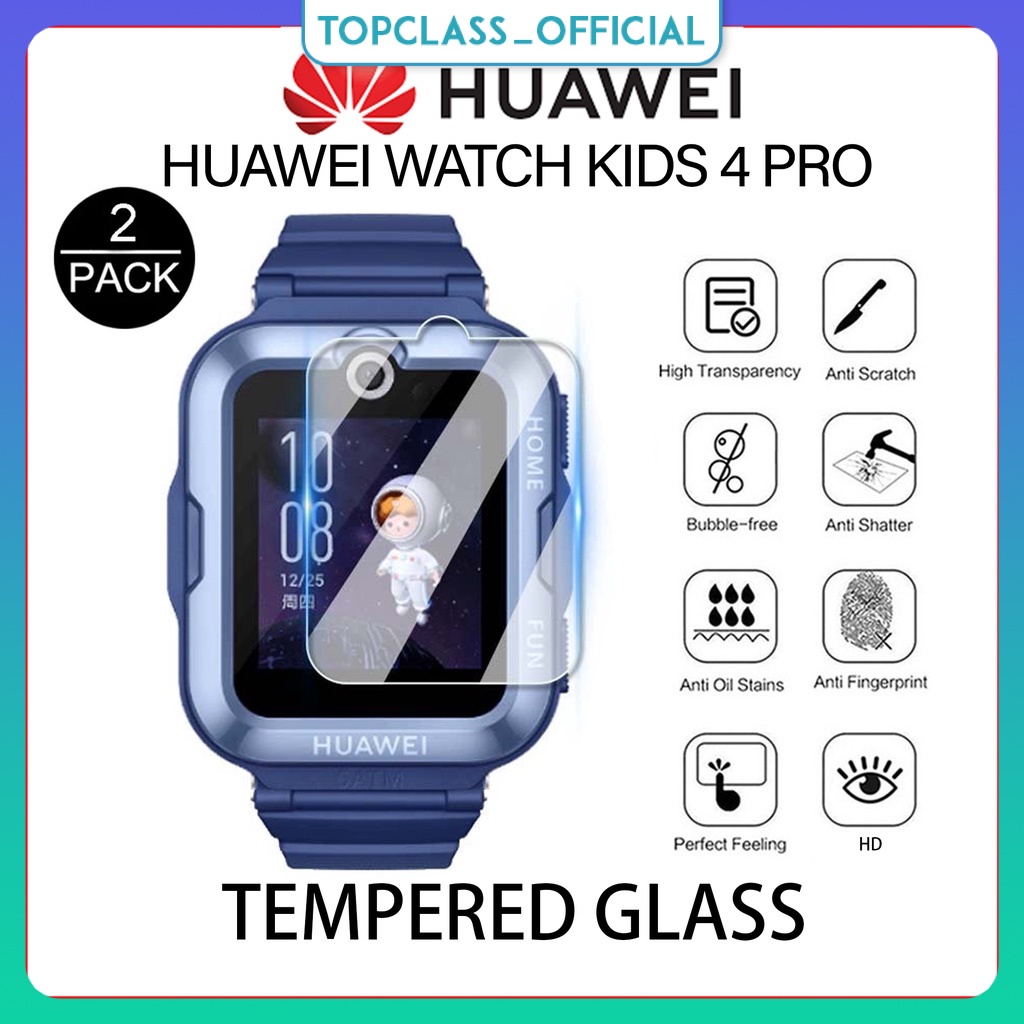 Set 2 Kính Cường Lực Dành Cho Đồng Hồ Thông Minh Huawei watch kid 4 Pro 3Pro / 3S / 3X / 4X ...