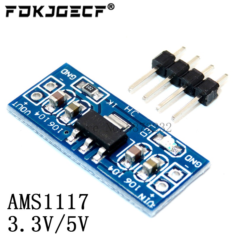 Mô Đun Hạ Áp AMS1117 LM1117 SMD DC-DC 4.5V-7V Xuống 3.3V 5.0V Cho Arduino bluetooth | Shopee ...