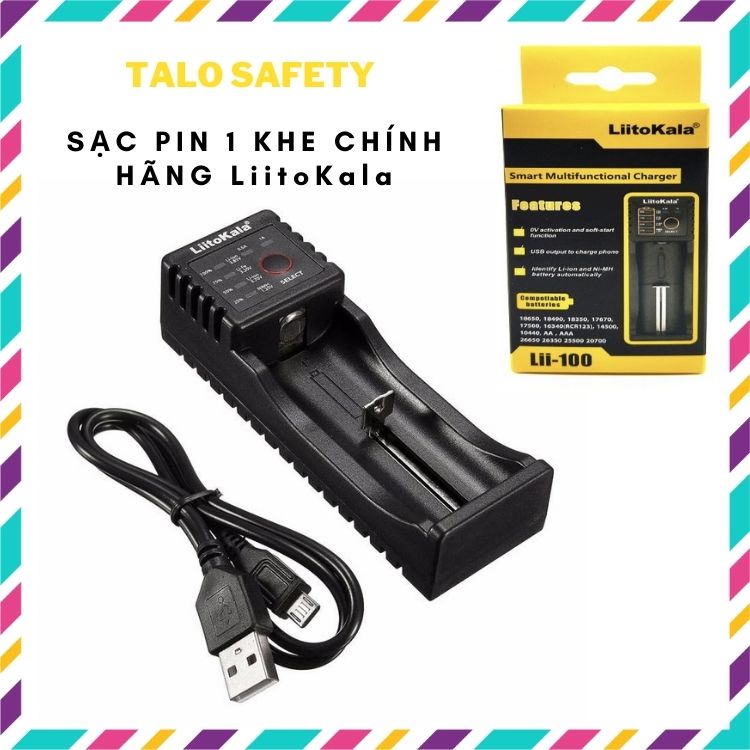 Bộ Sạc Pin chính hãng Liitokala Lii-100, sạc nhiều loại Pin 26650 ...
