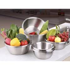 [DÀY DẶN] Thau trộn salad inox , thau rửa rau củ cao cấp 22cm | Shopee ...