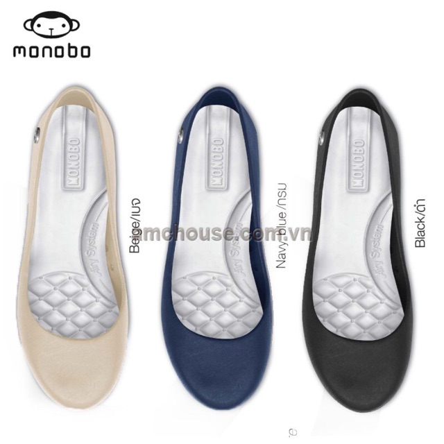 Giầy Nhựa Monobo EMMA Thái Lan(đen-xanh) | Shopee Việt Nam