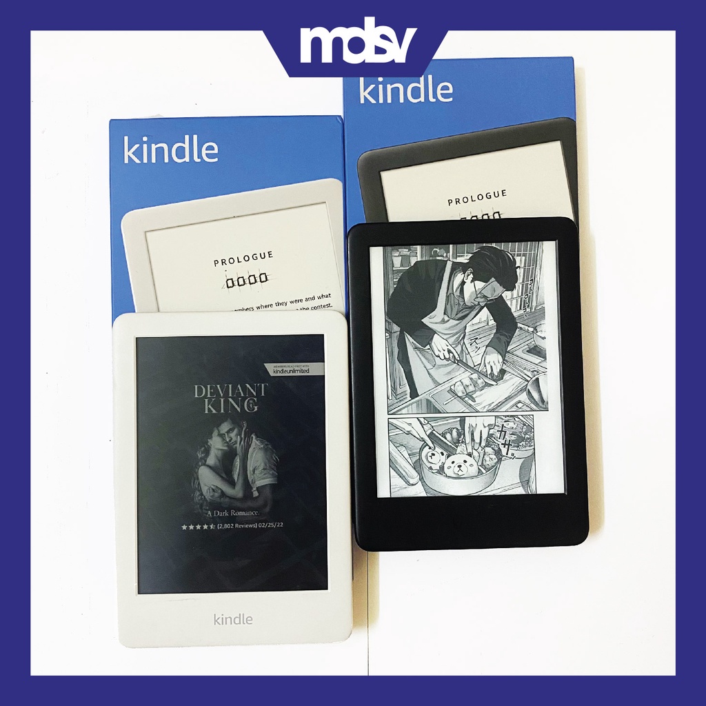 Máy đọc sách Kindle Basic 10th, Kindle 2022 - có đèn nền, màn hình 6 ...