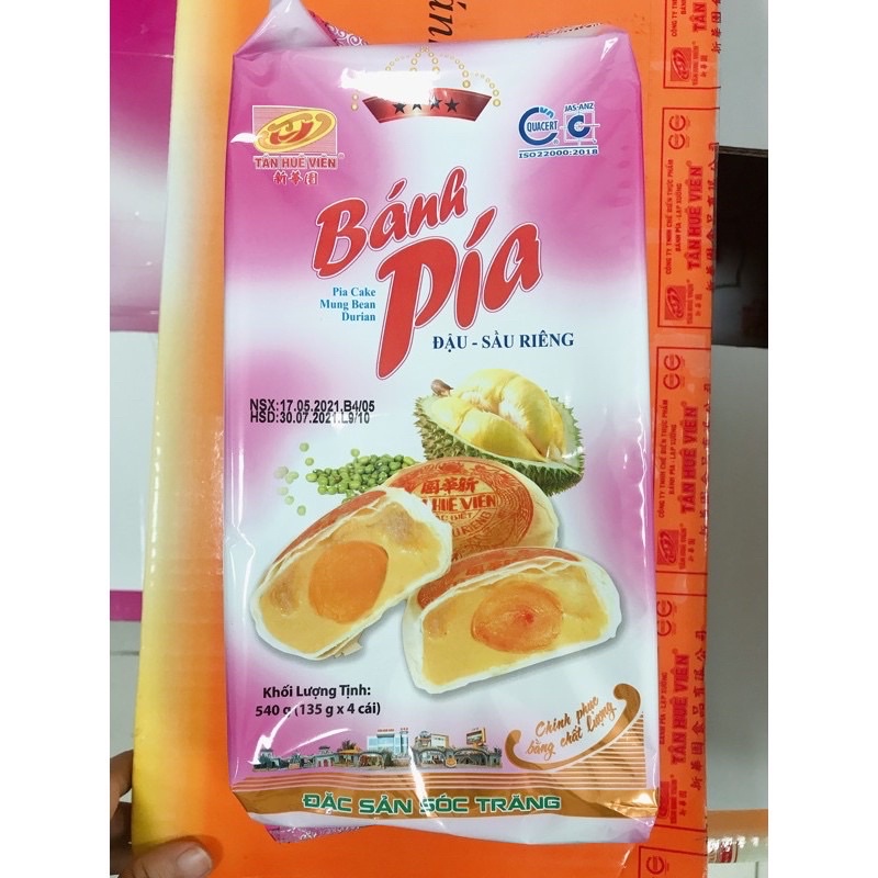 Bánh Pía Tân Huê Viên 540g ( 135g x 4c) | Shopee Việt Nam