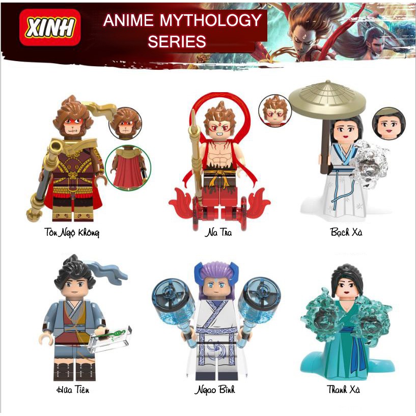Đồ chơi lắp ráp Minifigures nhân vật Nazha, Sun Wukong | Shopee Việt Nam