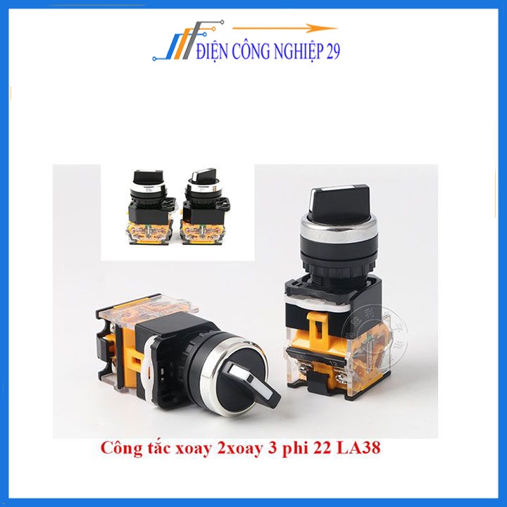 Công Tắc Xoay giữ trang thái 2 vị trí , 3 vị trí 220V ( loại tốt ) | Shopee Việt Nam