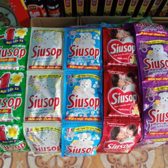 Nước xả vải Siusop dây 10 gói 30g | Shopee Việt Nam