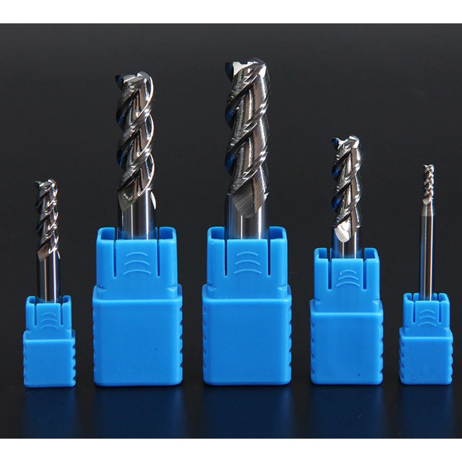 Dao phay ngón hợp kim (D1-D8) hợp kim 55HRC- 3 me cắt, chuyên nhôm, đồng, nhựa. | Shopee Việt Nam