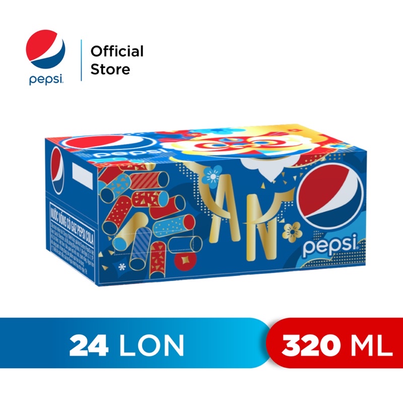 THÙNG 24 lon Pepsi 320ml/Lon | Shopee Việt Nam