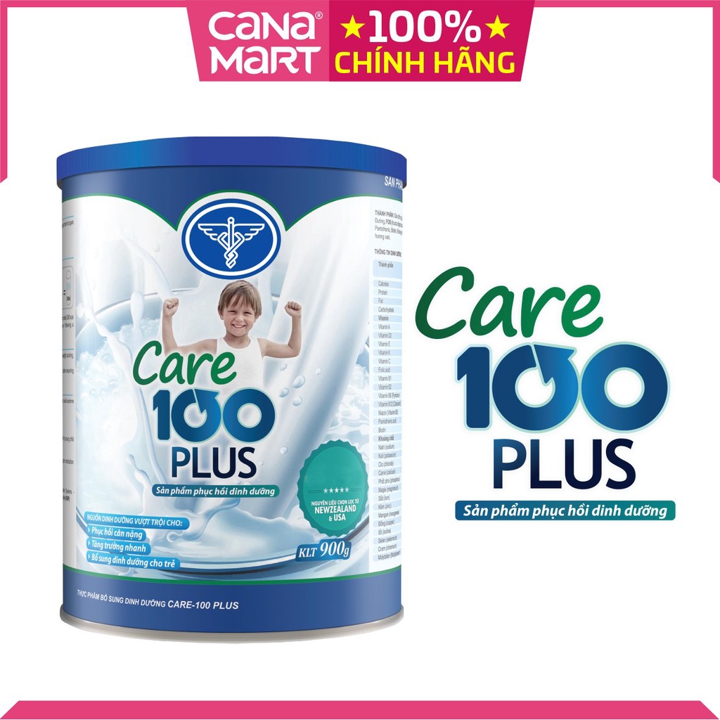 Sữa bột Nutricare Care 100 Plus dinh dưỡng cho trẻ biếng ăn (900g) | Shopee Việt Nam