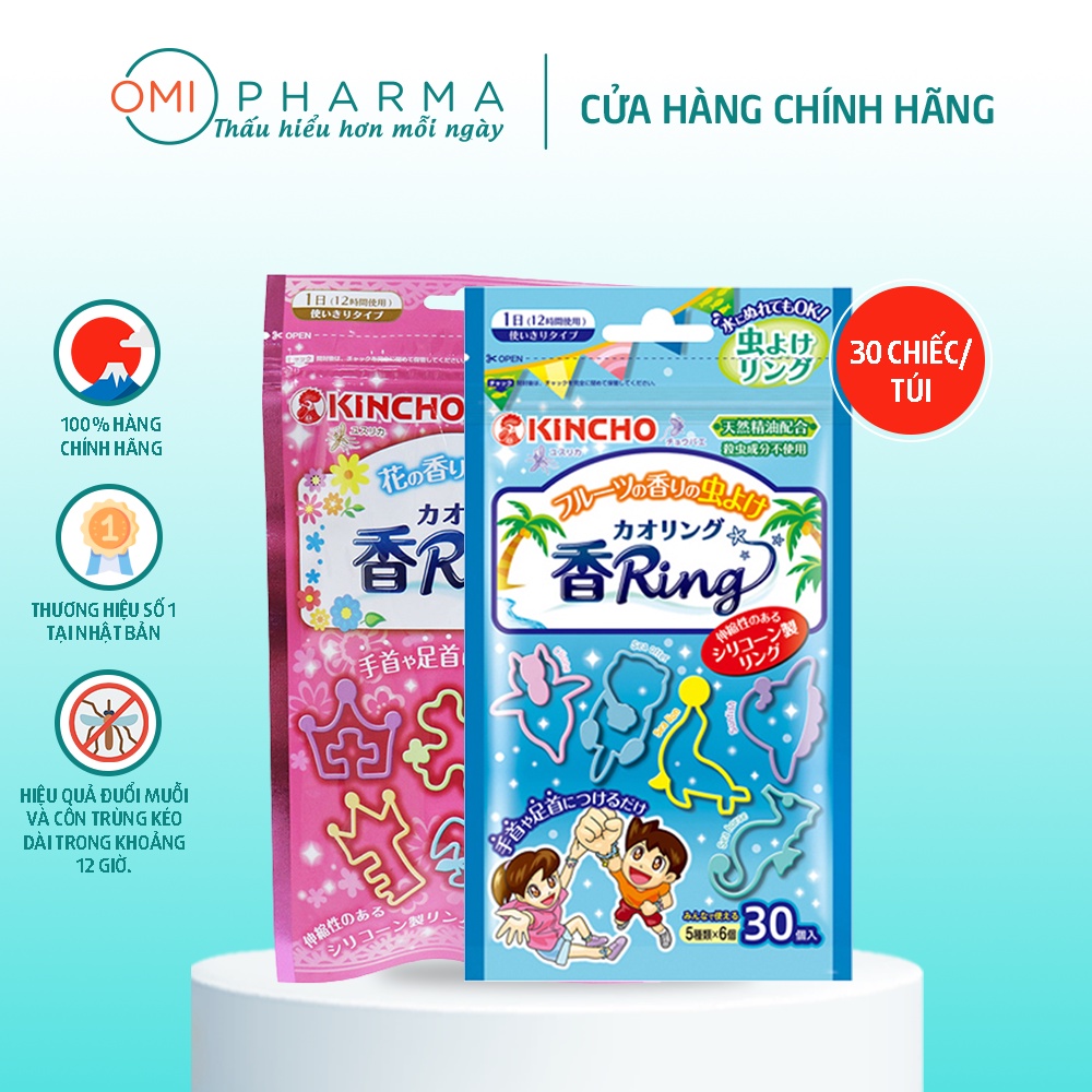 Vòng Đeo Chống Muỗi, Đuổi Côn Trùng Số 1 Nhật Bản Kincho (30 Chiếc/Túi) | Shopee Việt Nam
