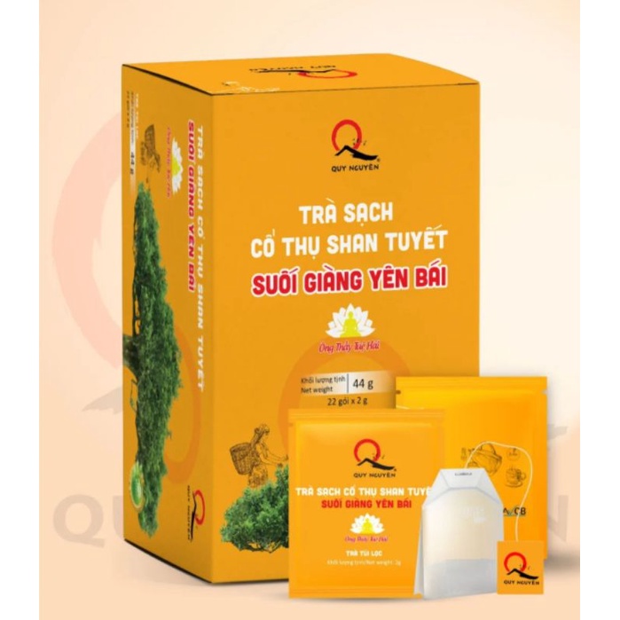 TRÀ SAN TUYẾT CỔ THỤ QUY NGUYÊN TÚI LỌC (Hộp 22 túi x 2g) | Shopee Việt Nam