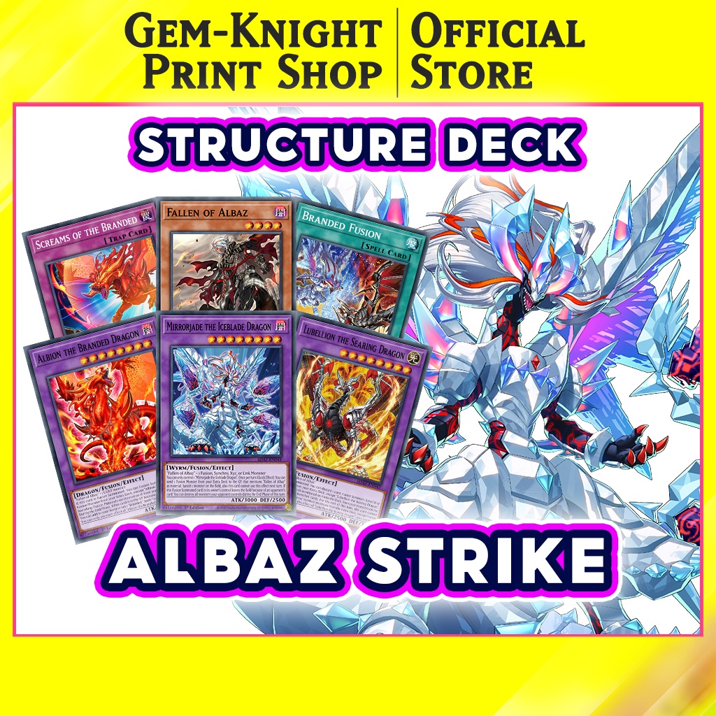 [Bài In] Bộ bài Yugioh - Albaz Strike - Structure Deck | Shopee Việt Nam