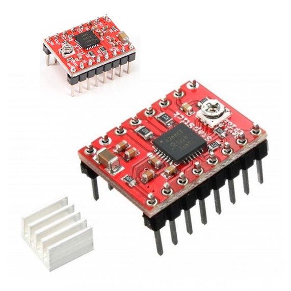 A4988 4988 Driver stepper motor (Màu Đỏ) | Shopee Việt Nam