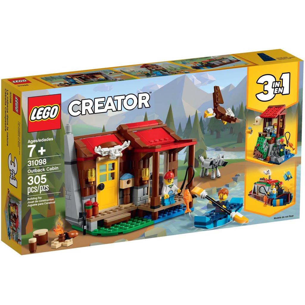 LEGO 31098 Creator - Nhà Gỗ Ven Hồ | Shopee Việt Nam