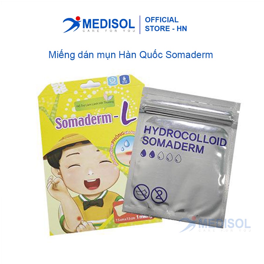 Miếng Dán Vết Thương - Somaderm-L (size 7.5cm x 7.5cm) | Shopee Việt Nam