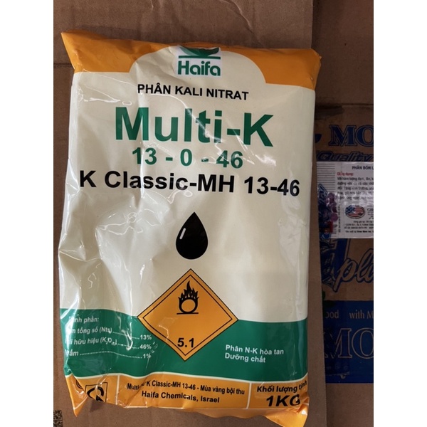 1KG PHÂN KALI NITRAT-MULTI K HAIFA(DO THÁI) 13-0-46 KNO3 | Shopee Việt Nam