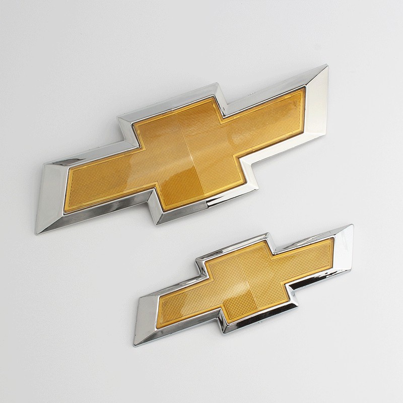 Logo Màu Vàng Dán Lưới Tản Nhiệt Phía Trước Cho Xe Chevrolet Classic ...