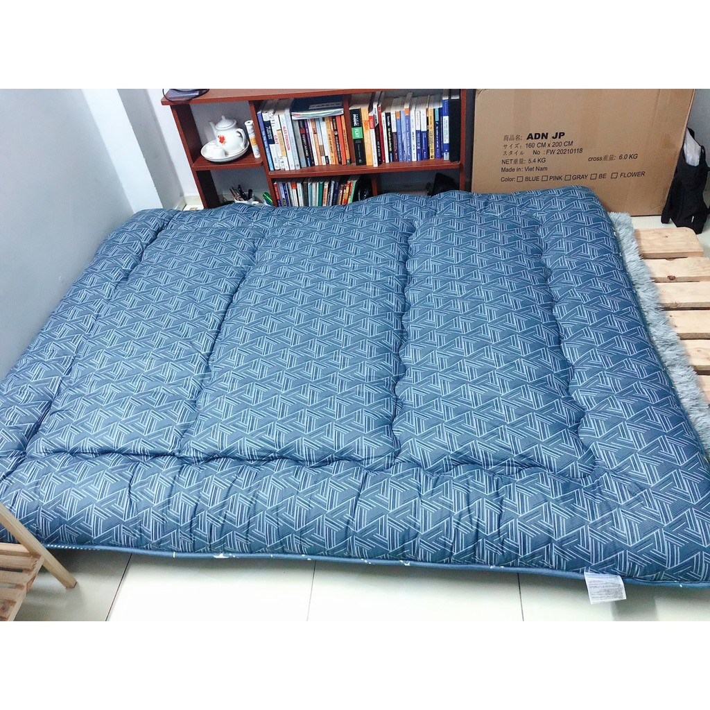 Nệm Bông xuất Nhật cao cấp Topper nệm kích thước 1m4 x 2m, 1m6 x 2m ...