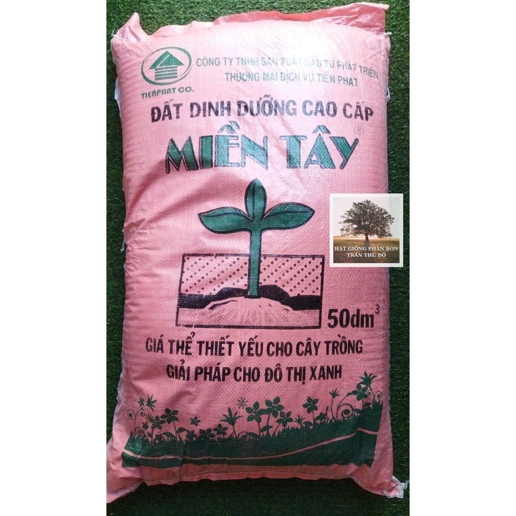 { GHCK } ĐẤT SẠCH MIỀN TÂY 50DM3 - CÓ 7 THÀNH PHẦN ( 25kg ) ( GIÁ RẺ ...