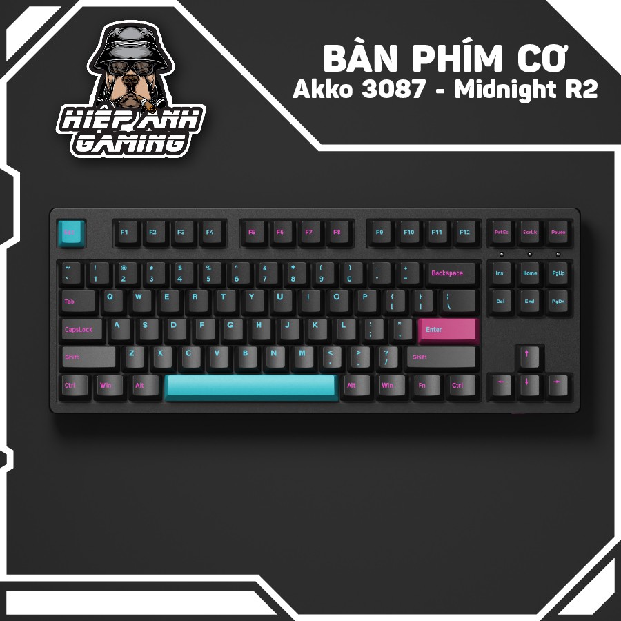 Bàn phím cơ AKKO 3087 Midnight R2 | Hàng chính hãng bảo hành 12 tháng ...