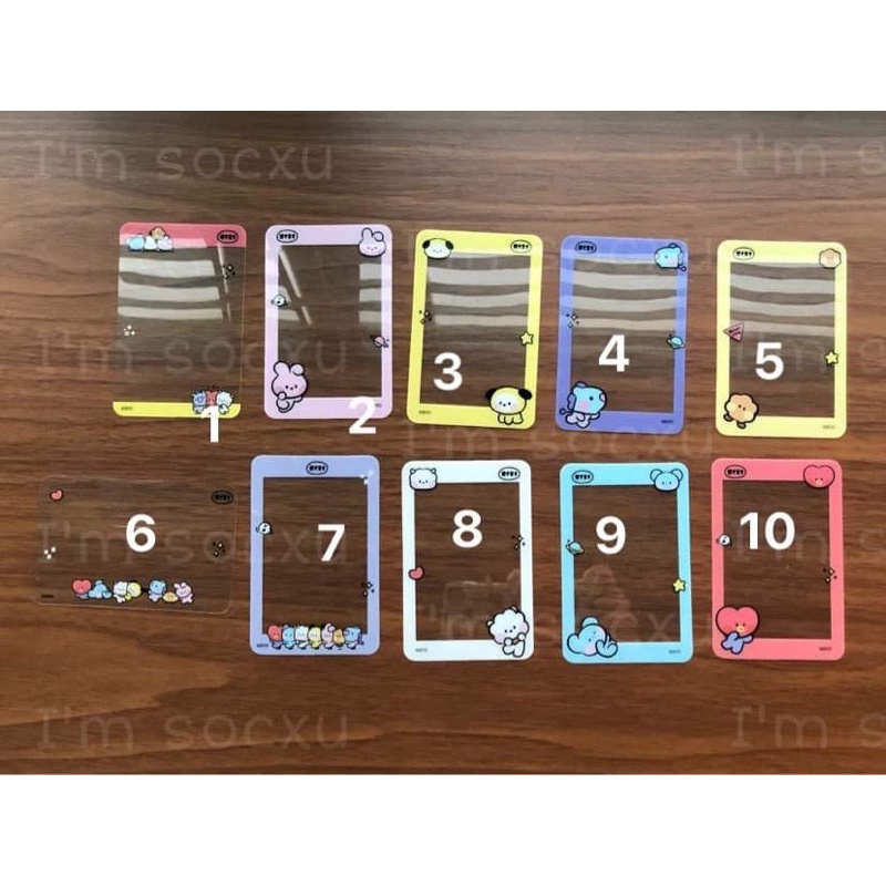 Khung/frame trang trí card Kpop BT21 | Shopee Việt Nam